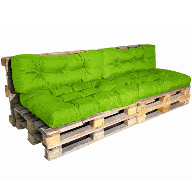 Cuscini per pallet lotto x2 in poliestere BANANAIR 120x80cm/120x40cm ...