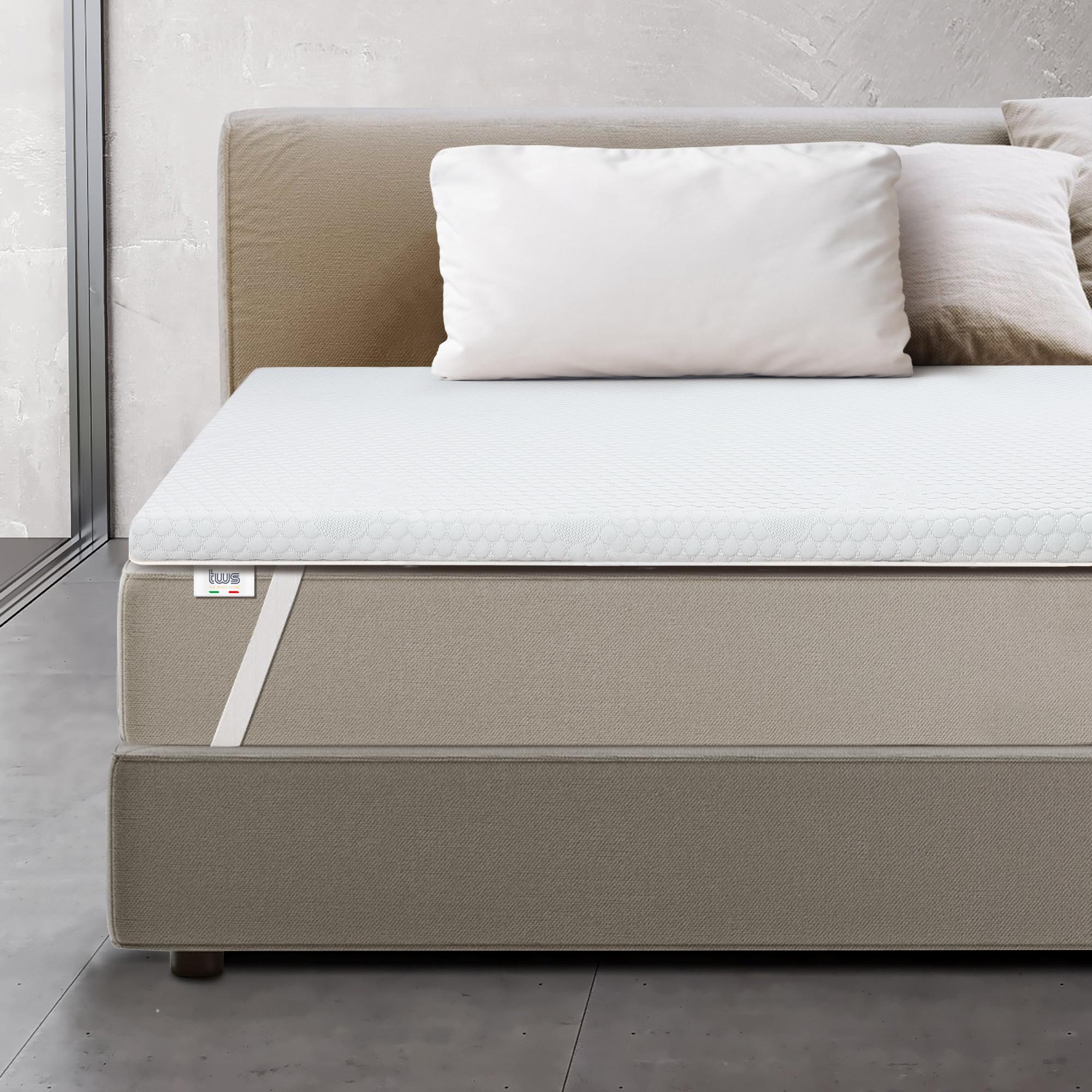Surmatelas en mousse à mémoire de forme pour matelas double 6 cm ...