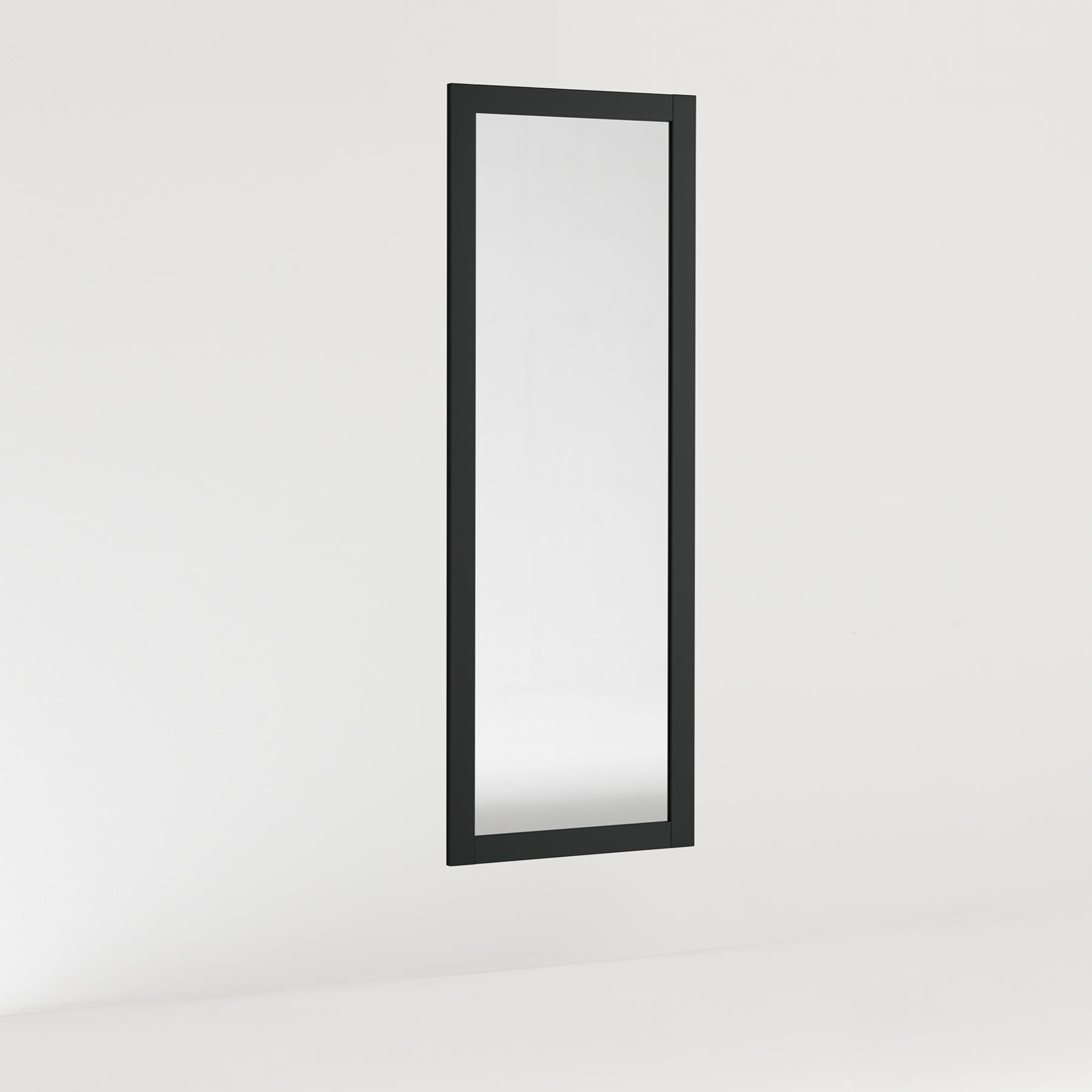ARHome, Miroir mural Smart, 140 x 50, Noir | Leroy Merlin