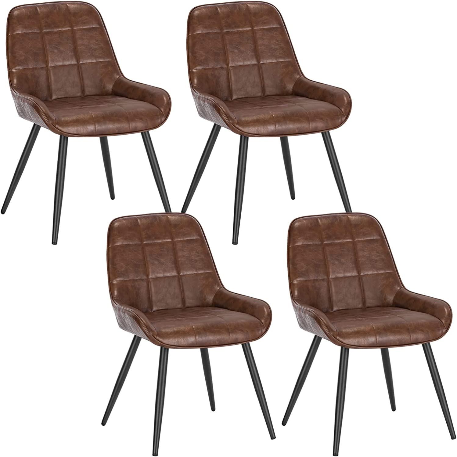 WOLTU Chaises de Salle à Manger Lot de 4. Chaises Relaxantes en ...