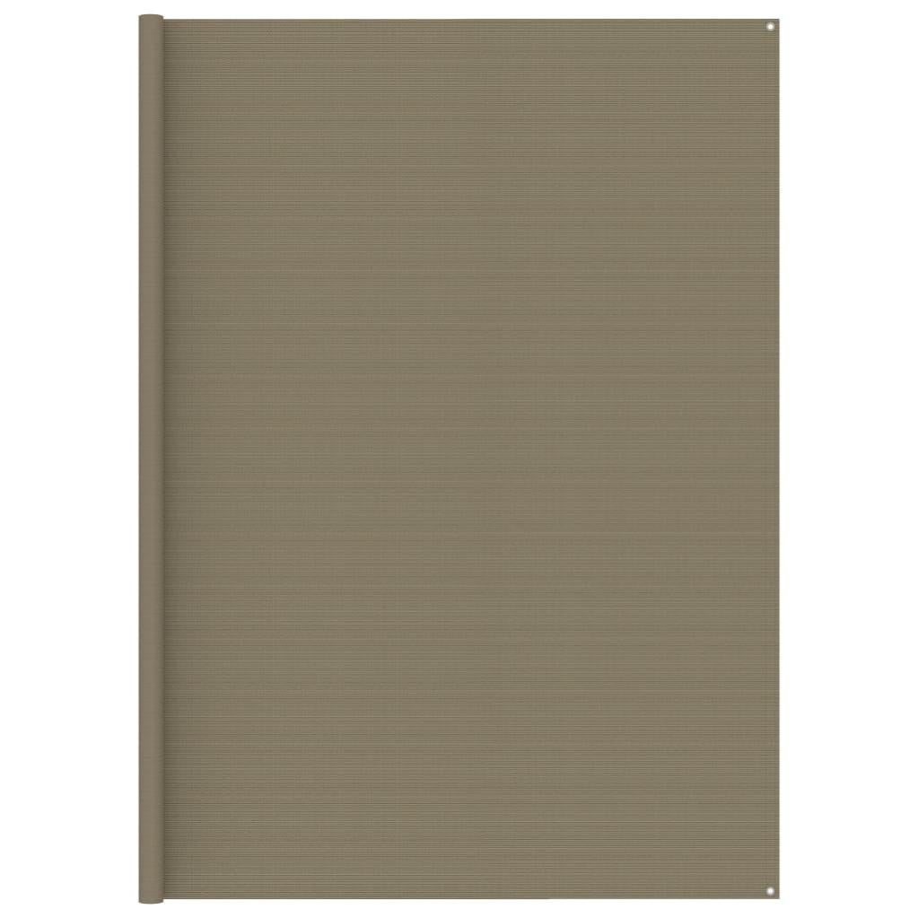 Tapis de tente | Tapis extérieur | Tapis de jardin 300x500 cm Taupe ...