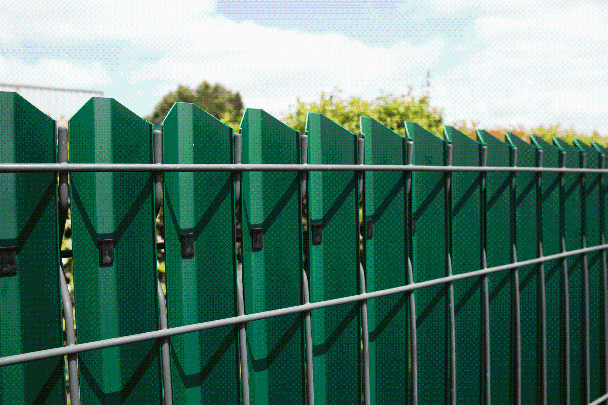 Kit occultant 3D rigides - Lg 2m50 x Ht 1m73 - PVC 3D - VERT - brise ...