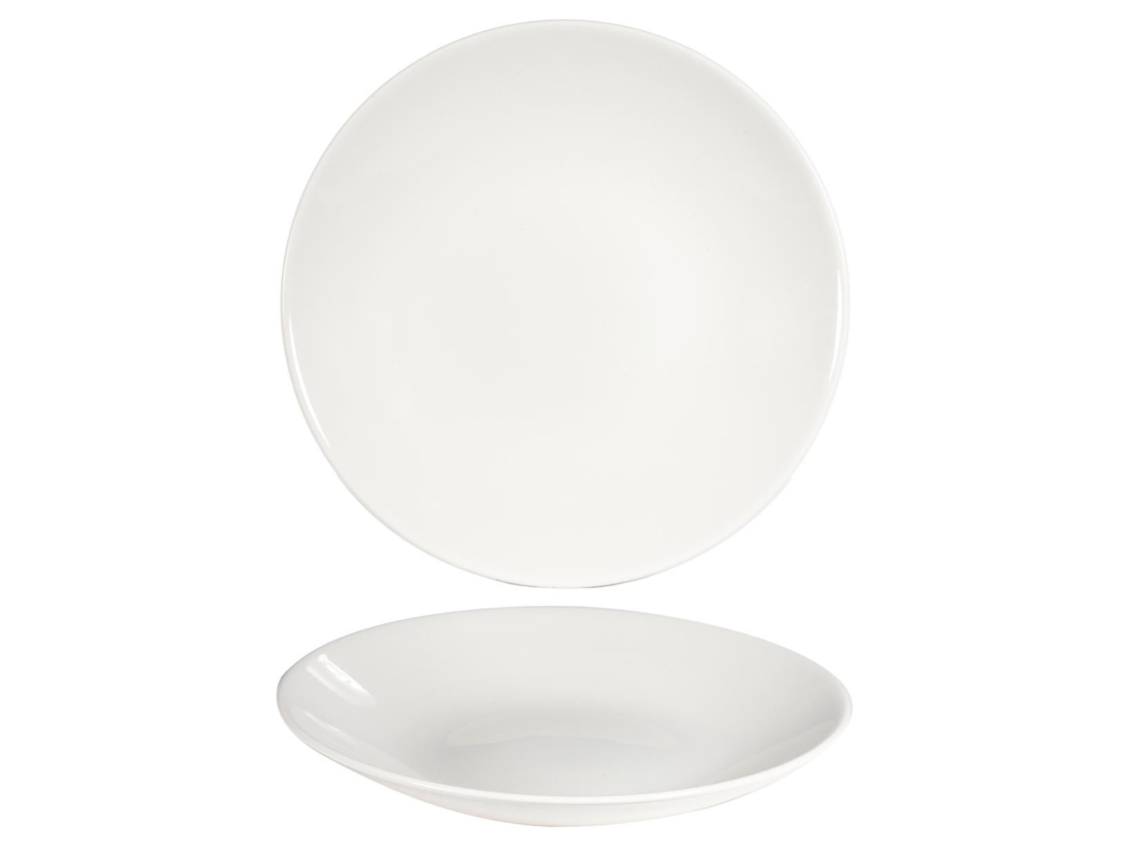 Piatto In Ceramica Profile Bianco Fondo Cm28, Churchill | Leroy Merlin