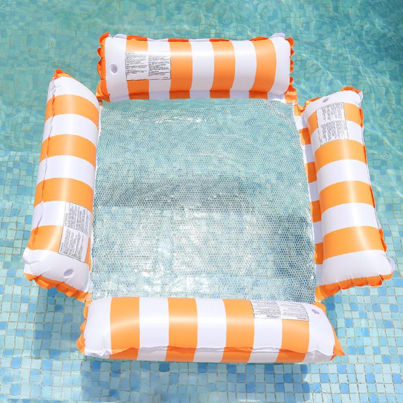 Flotadores inflables para piscina, balsas flotantes multiusos 4 en 1 ...