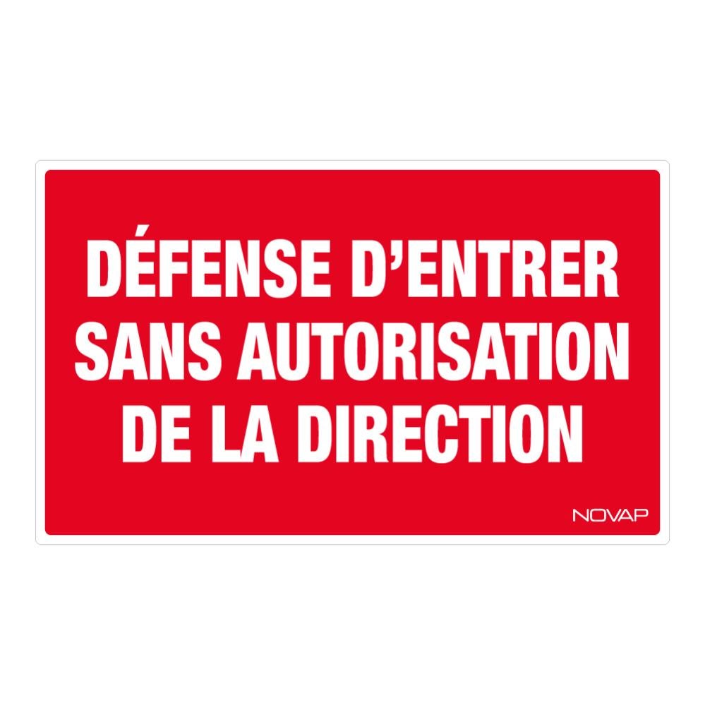 Panneau Interdit D’Entrer Rigide – GSET