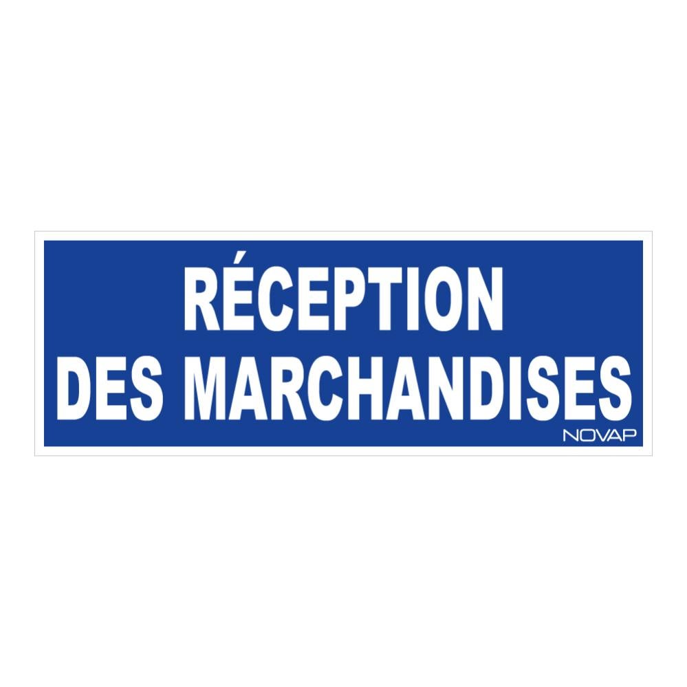 Panneau Réception marchandise - Rigide 330x120mm - 4140292 | Leroy Merlin