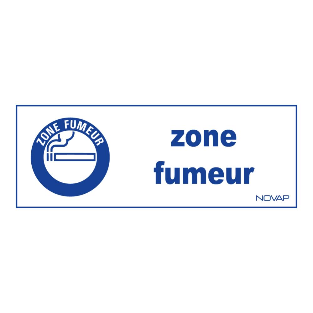 Panneau Zone fumeur - Rigide 330x120mm - 4140551 | Bricoman
