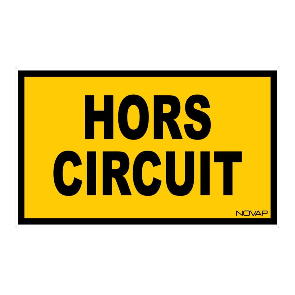 Panneau Hors circuit - Rigide 330x200mm - 4161426 | Leroy Merlin