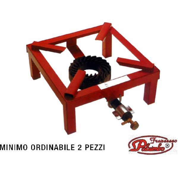 Palumbo SD219 Fornellone a Gas Inox cm 45x45 cm Brucia Più | Leroy Merlin