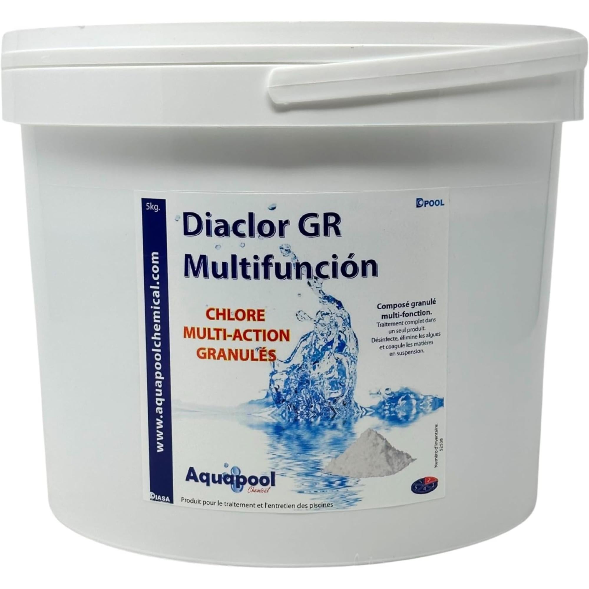 Chlore Multi Actions Granulés, Traitement Complet Piscine, Eau Claire ...