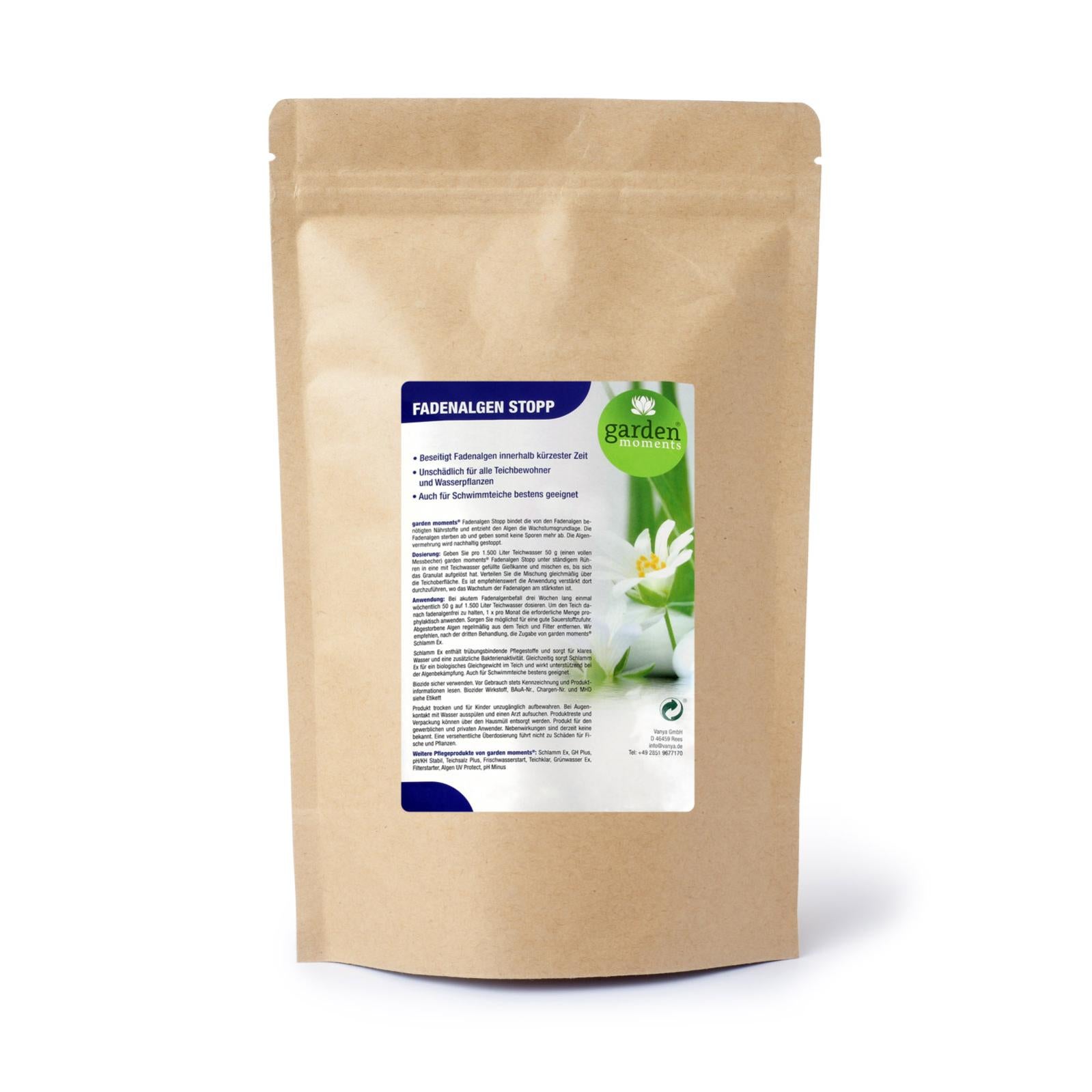 Garden moments Anti-algues Filamenteuses 500 g pour 15 000 l d’Eau d ...