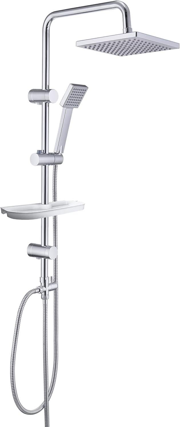 Görbach système de douche en acier inoxydable sans robinet colonne de ...