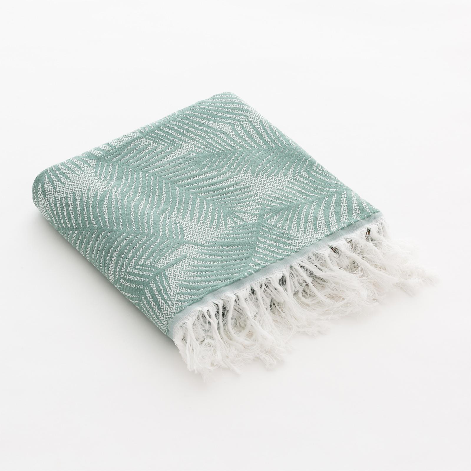 Fouta de plage, léger, sarong de plage en coton avec franges Marbe ...