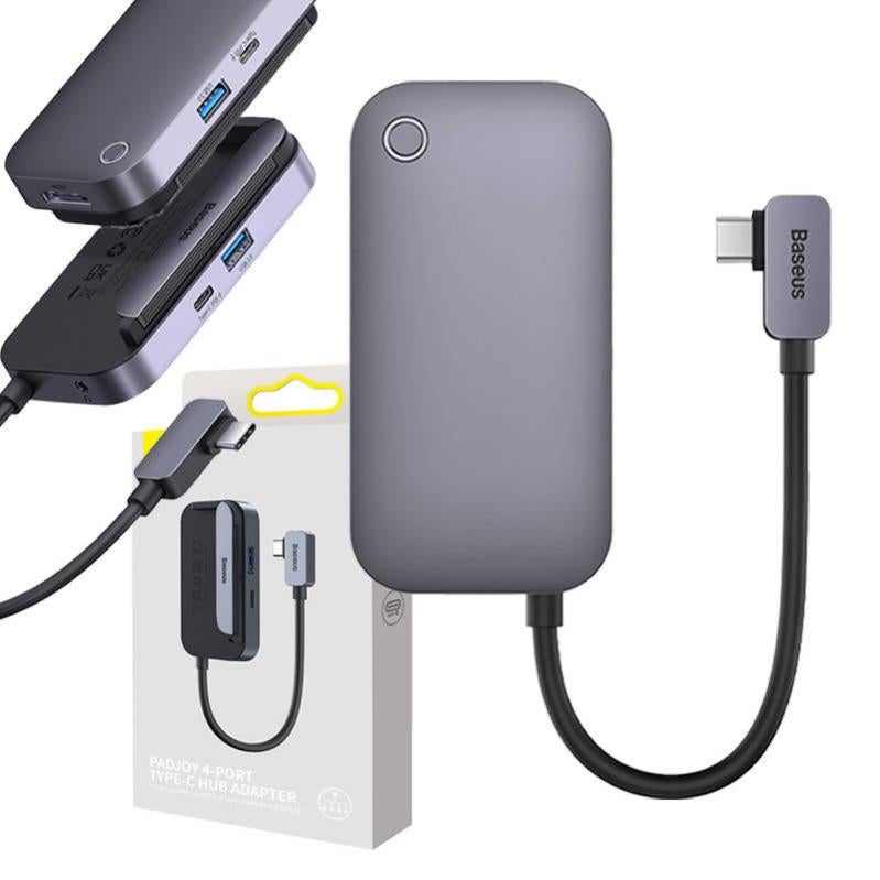 Hub 4 en 1 Baseus PadJoy - USB-C vers USB 3.0, HDMI, USB-C PD, Jack 3 ...