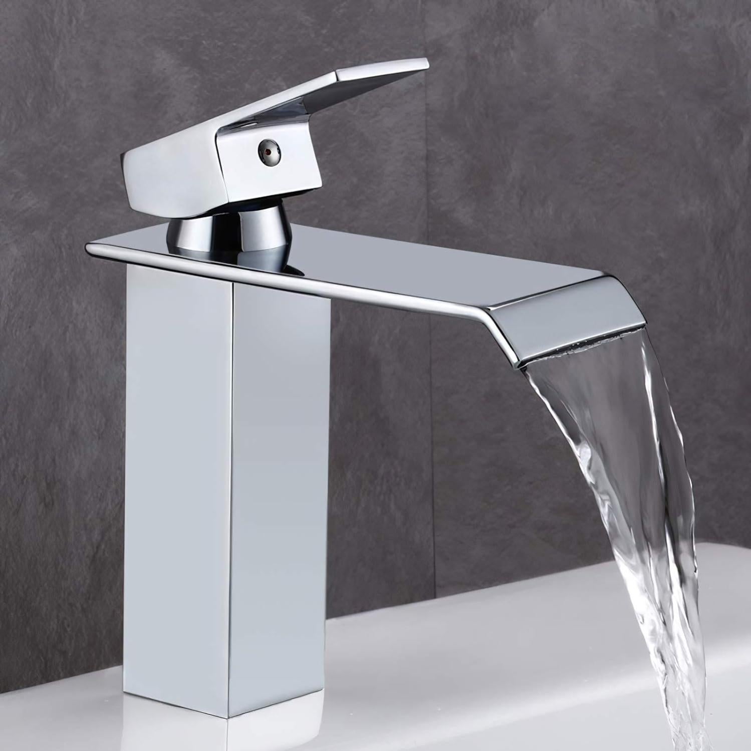 Robinet de cuisine Robinet lavabo, Style Moderne Robinet Lavabo Cascade ...