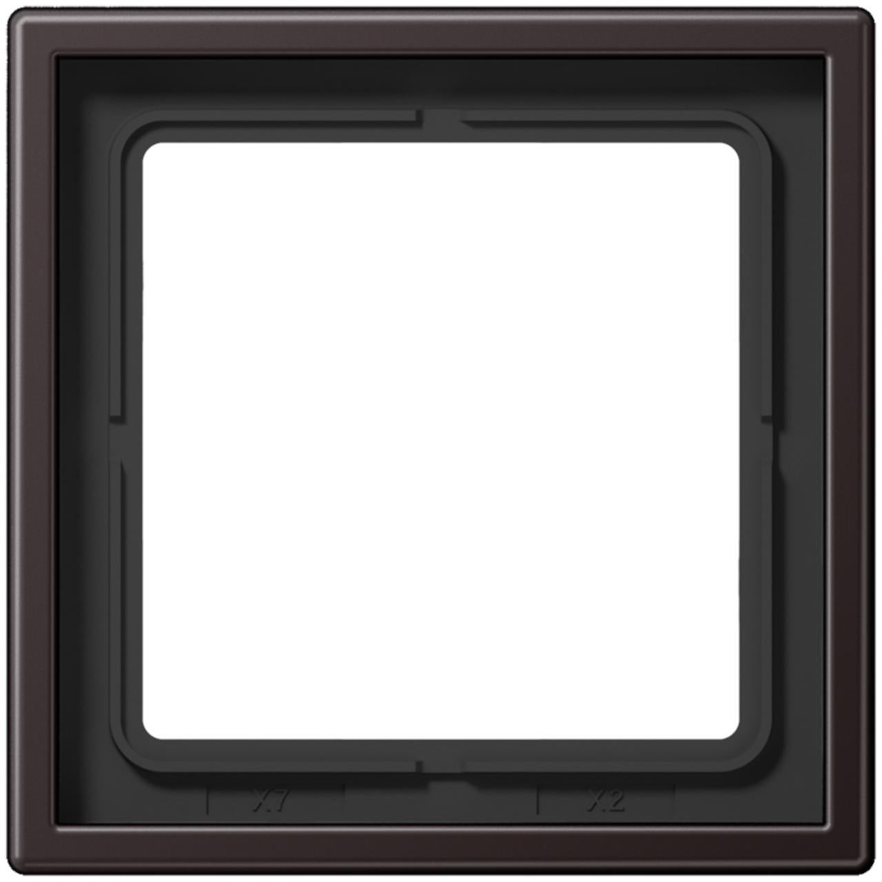 Cadre - 1 poste - ls - dark canon de fusil - jung ls990 al2981d | Leroy ...