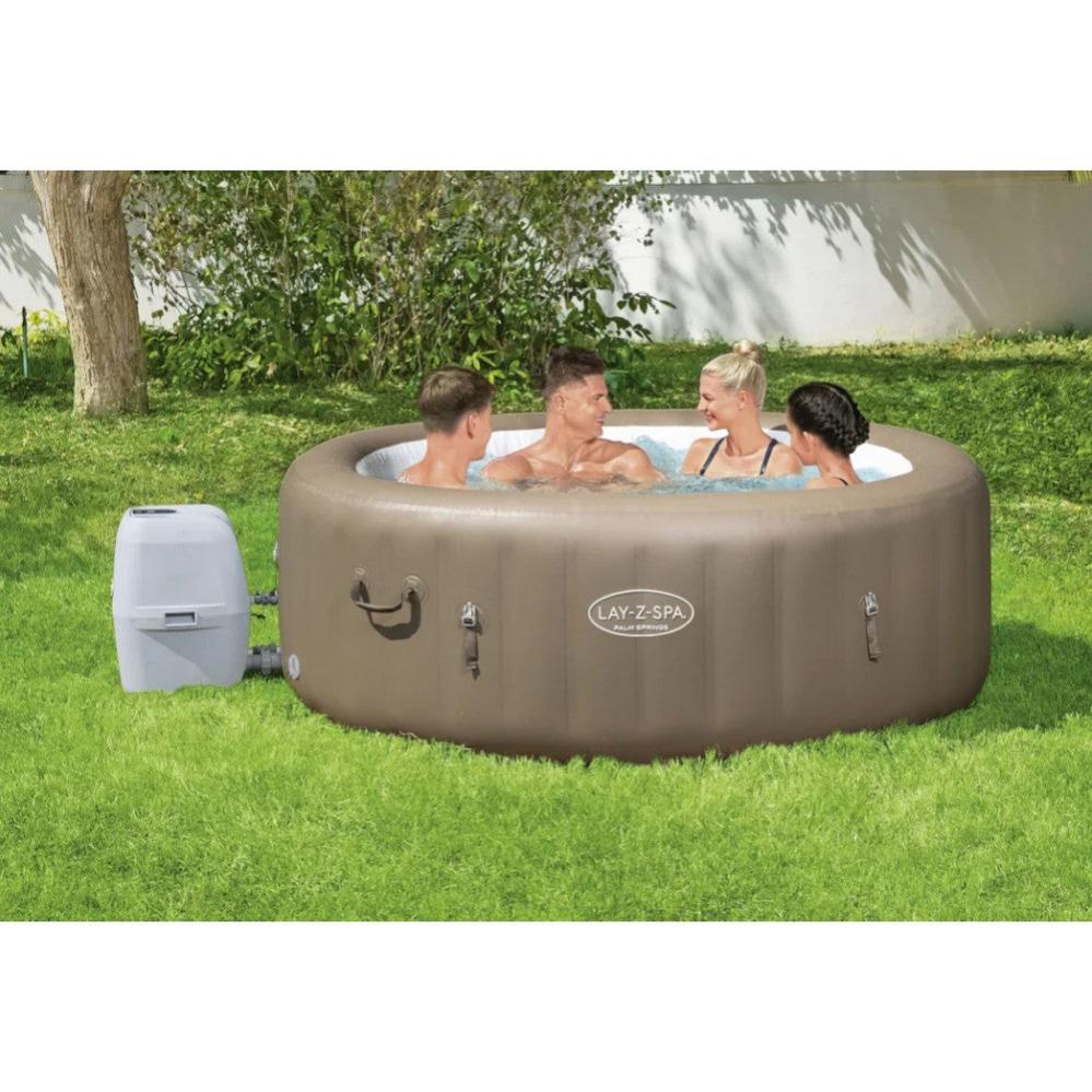 Piscina SPA idromassaggio oro 4-6 persone Ø196xH71 cm Lay-Z Spa Palm ...