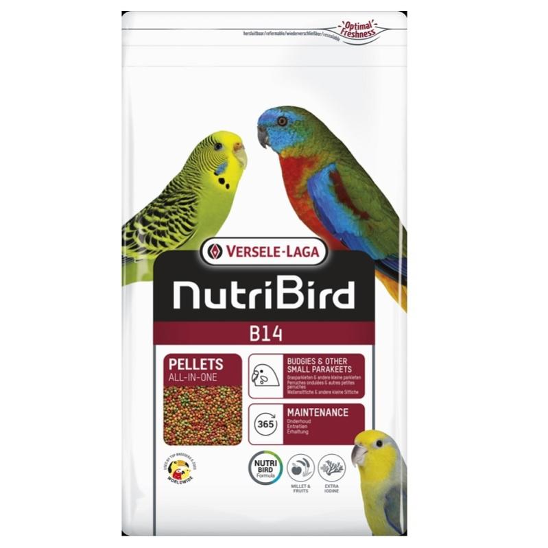 NutriBird B14 Alimento en Pellets Extruidos para Periquitos (Budgies y ...