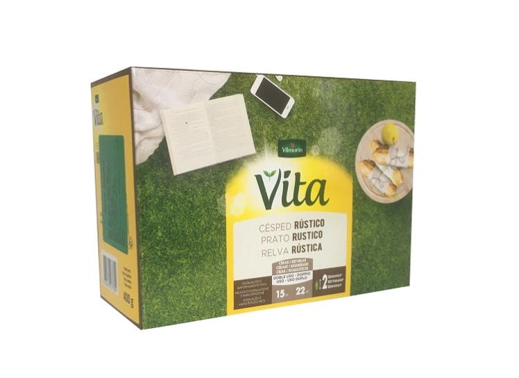 Semillas de Césped Rústico VITA, Fácil Instalación y Mantenimiento ...