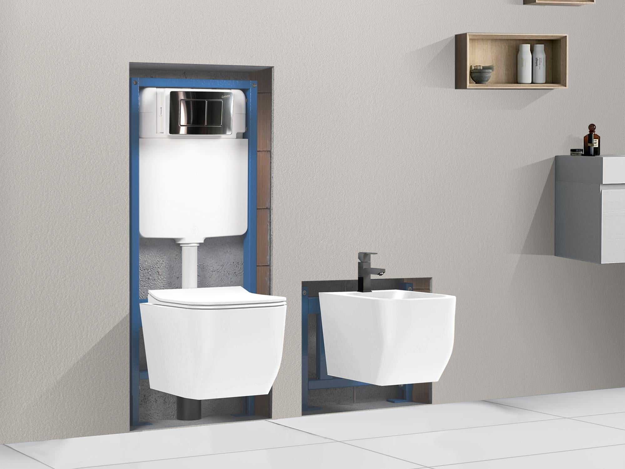 NALA Set Sanitari Struttura , Cassetta , Telaio Da Incasso Completo Di ...