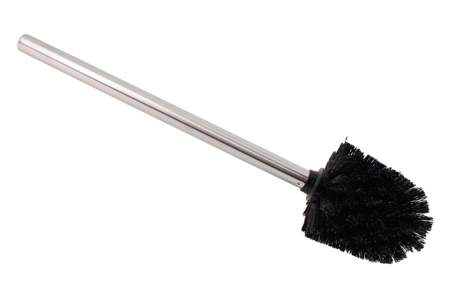 CEPILLO WC NEGRO CON MANGO DE ACERO INOX A0N | Leroy Merlin