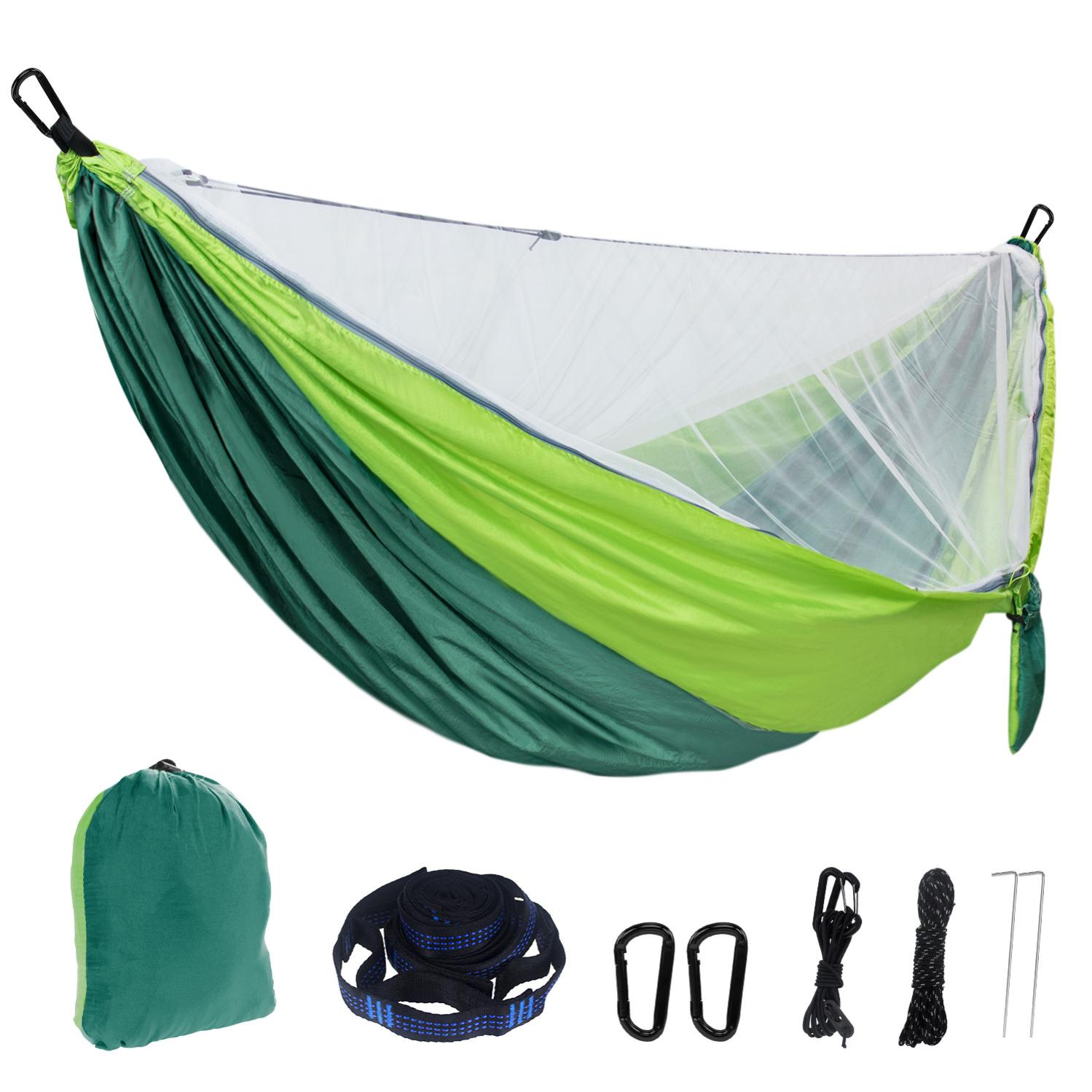 Hamac de couchage suspendu en tissu Parachute ultraléger, Portable ...