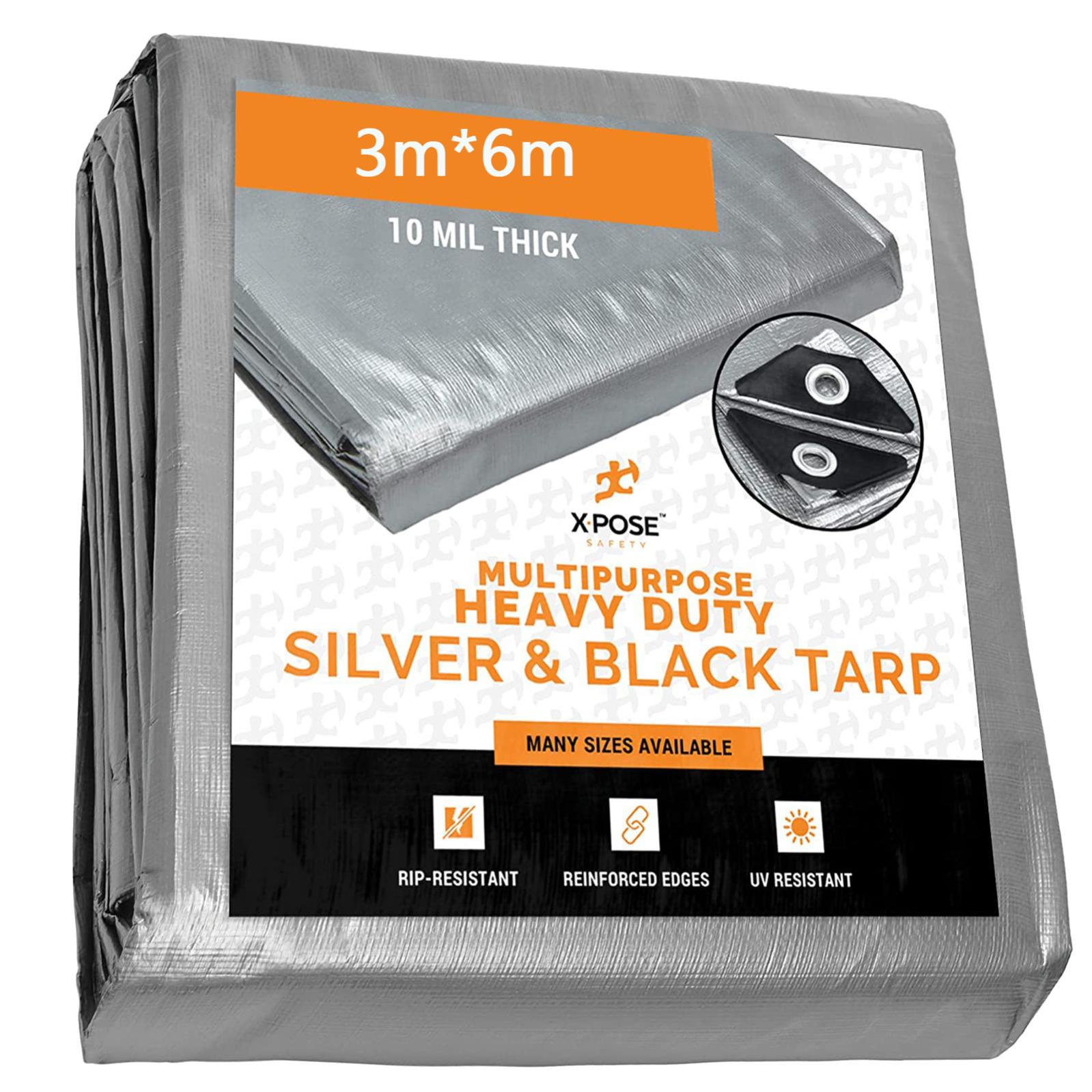 Teloni impermeabili resistenti da 10' x 20', extra spessi 10 mil, vela ...