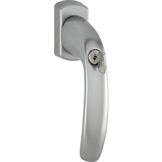 Poignée de fenêtre oscillo-battante à clé new-york 0810/u10 hoppe inox ...