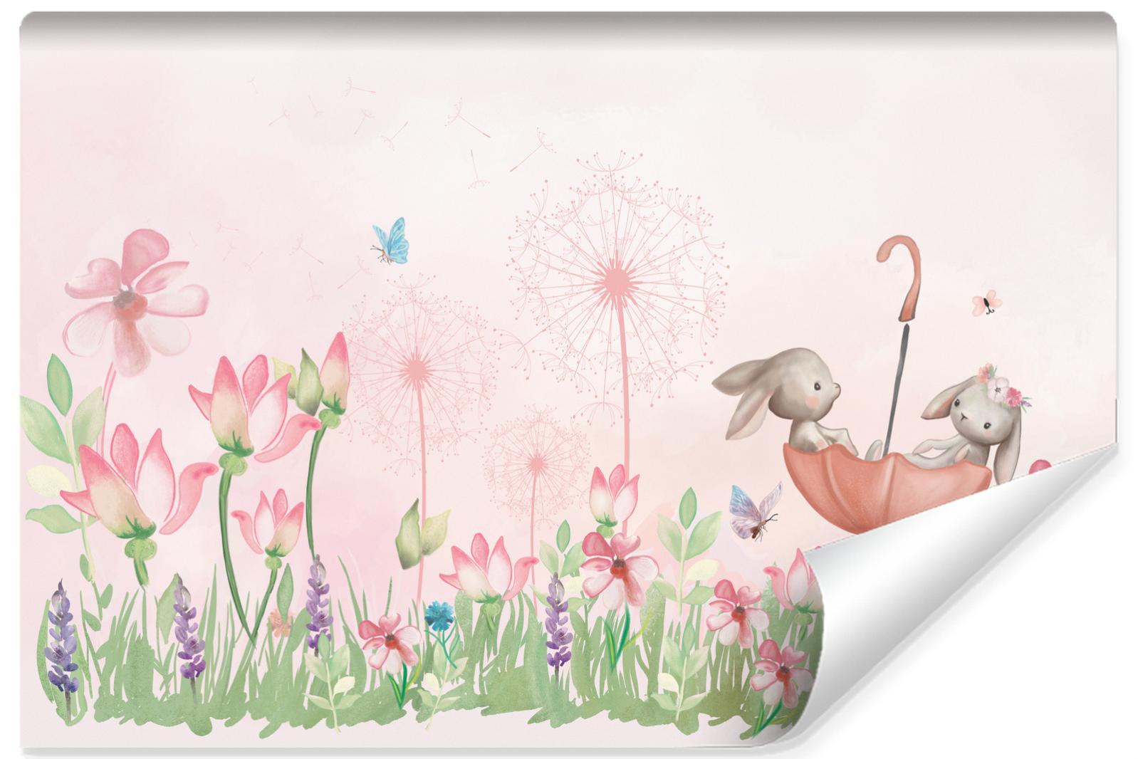 Vlieseline Papier Peint Photo Pour Chambre Enfants Enfants FLEURS ...