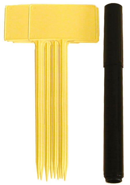 Etiquette polypropylène jaune INTERMAS | Leroy Merlin