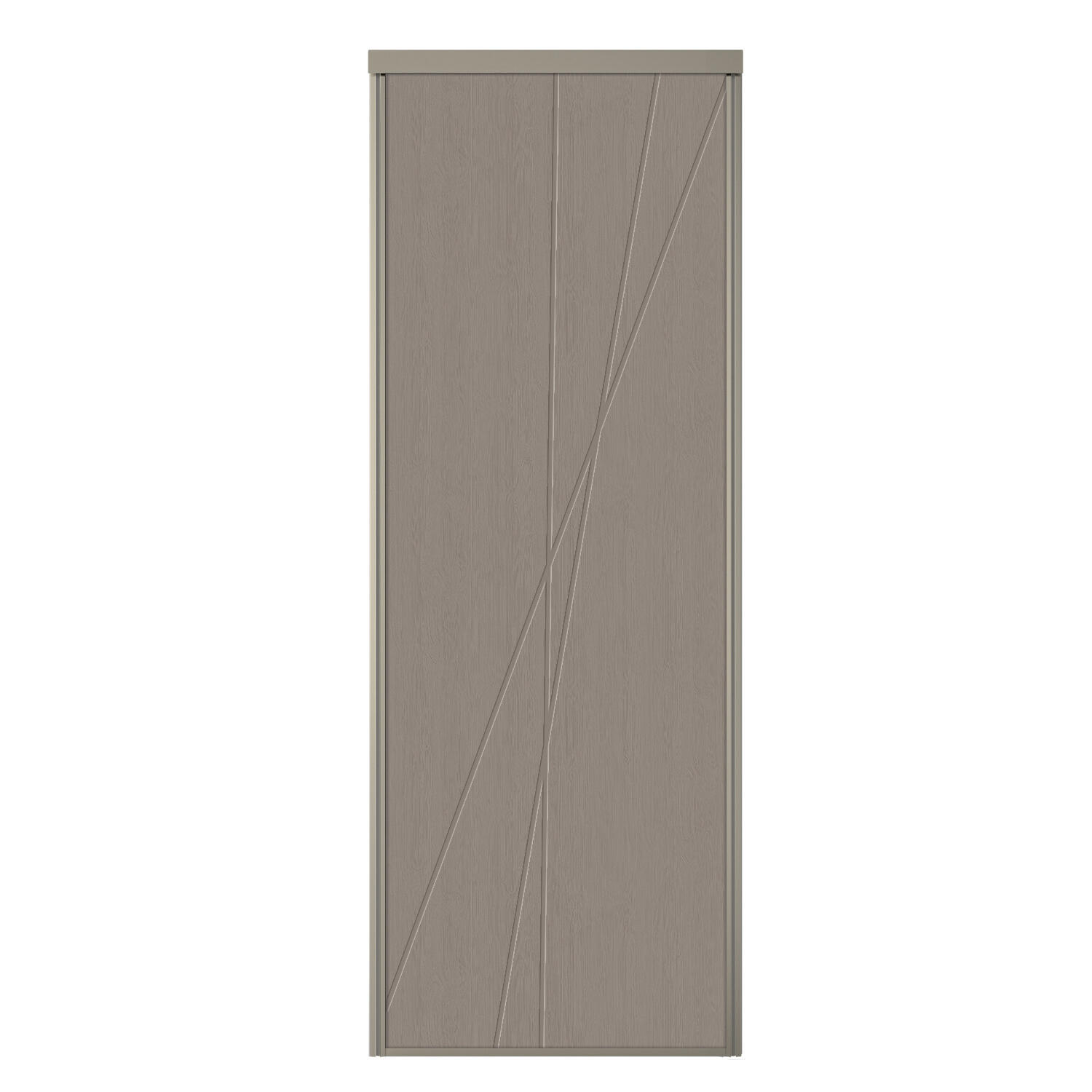Porte de placard coulissant sur-mesure KAZED Graphic mikado de 80.1 à ...