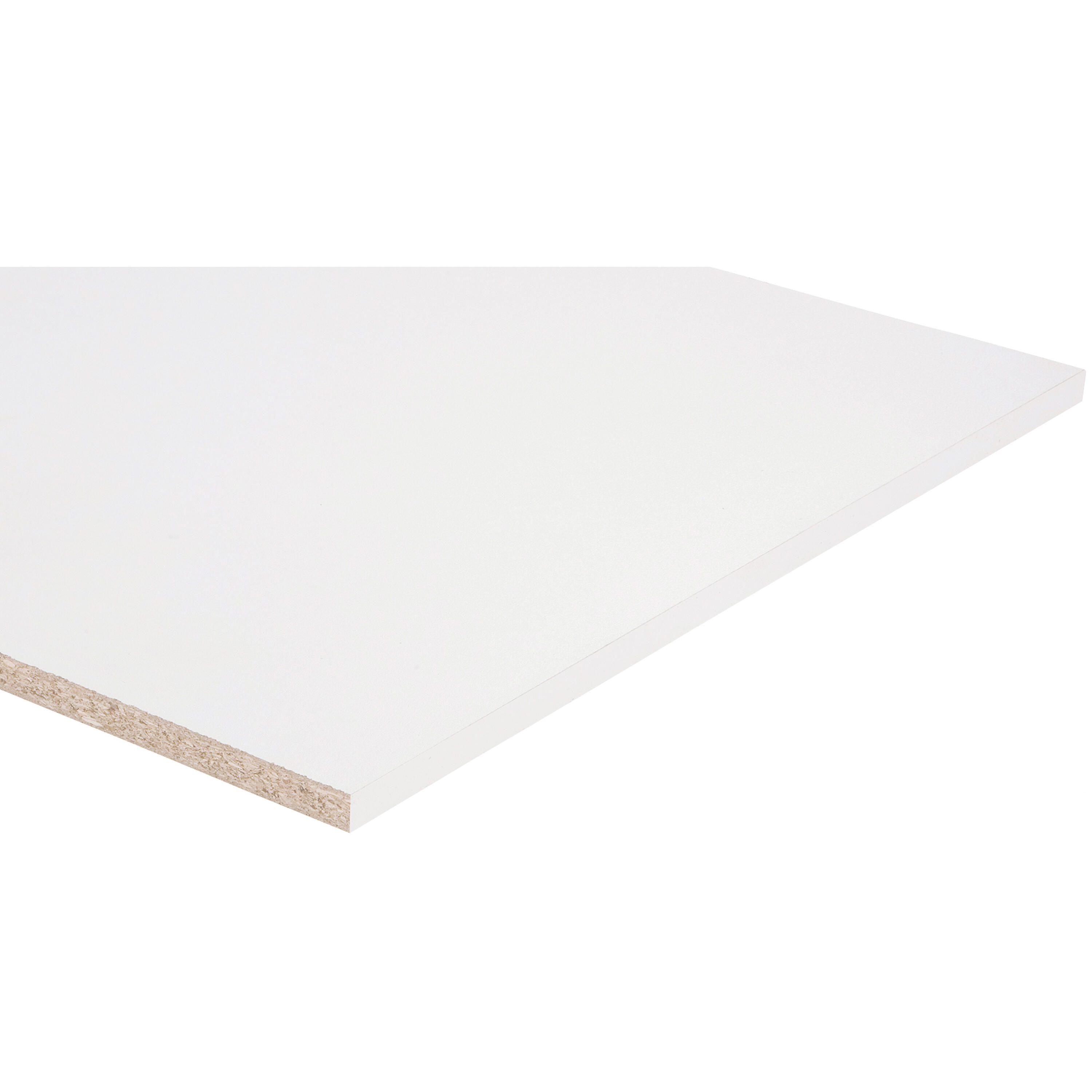 Tablette mélaminé blanc, L.250 x l.60 cm x Ep.18 mm | Leroy Merlin