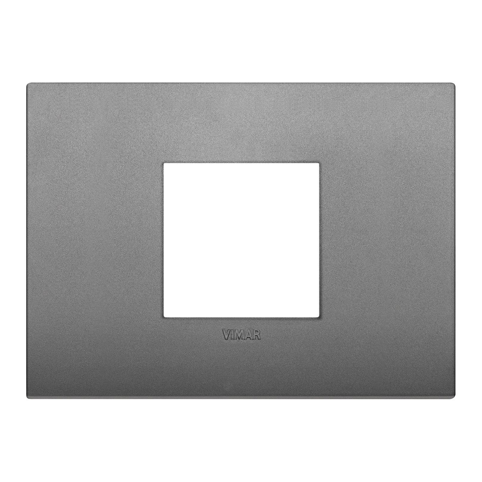 Placca 2 moduli in zama serie Arké VIMAR ardesia opaco | Leroy Merlin