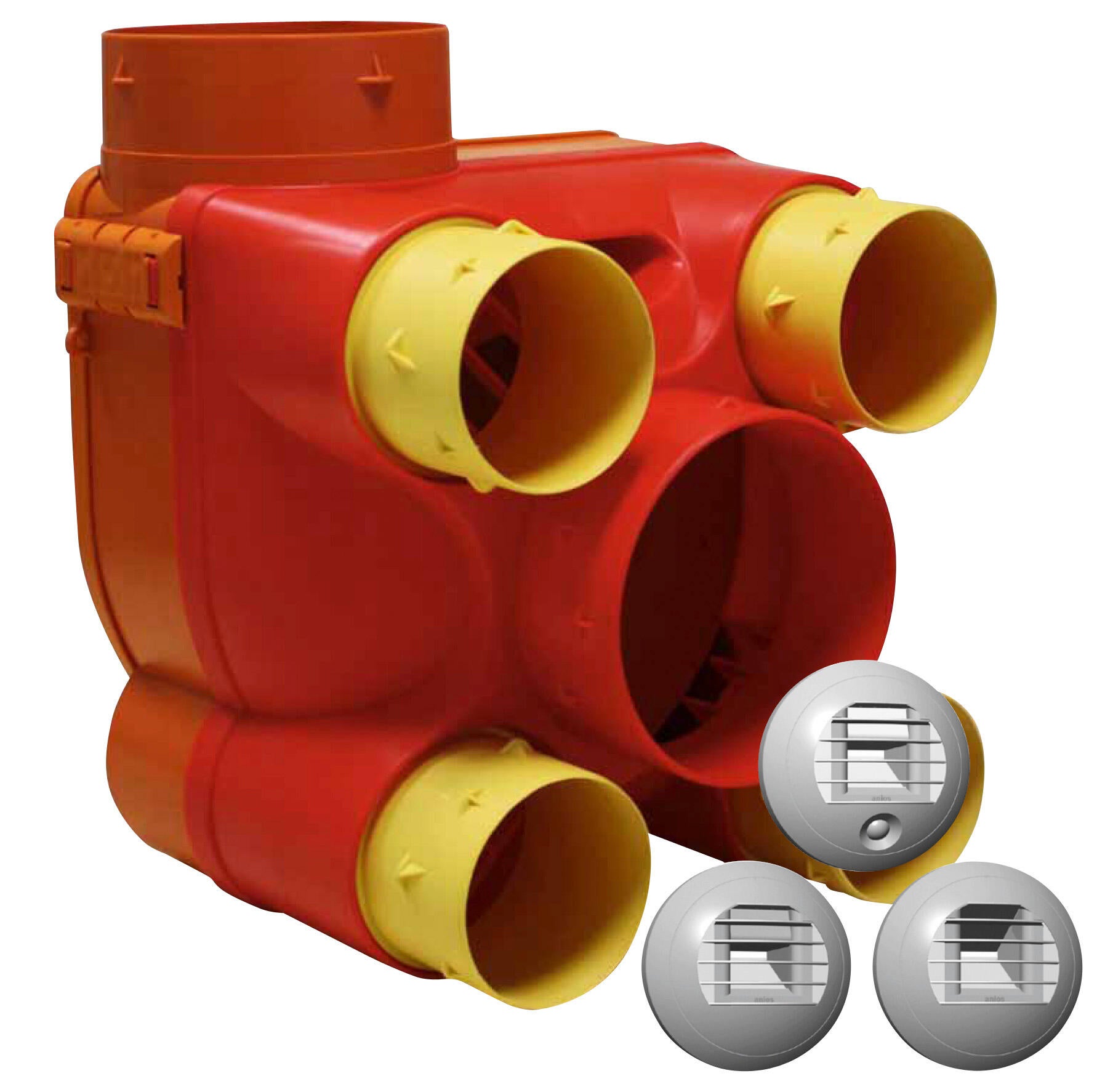 Kit VMC simple flux simple flux hygroréglable EQUATION Hygro 3 | Leroy ...