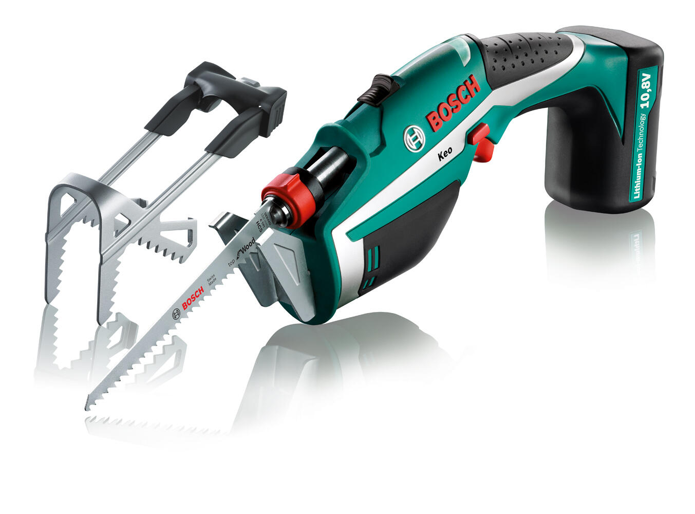 Sega a gattuccio a batteria ioni di litio BOSCH KEO, 10.8 V, 1 batteria ...