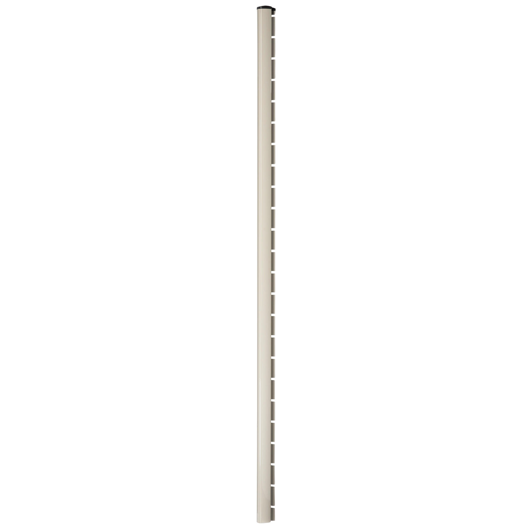Poteau acier à sceller Axis beige, l.7 x P.10 x H.240 cm | Leroy Merlin