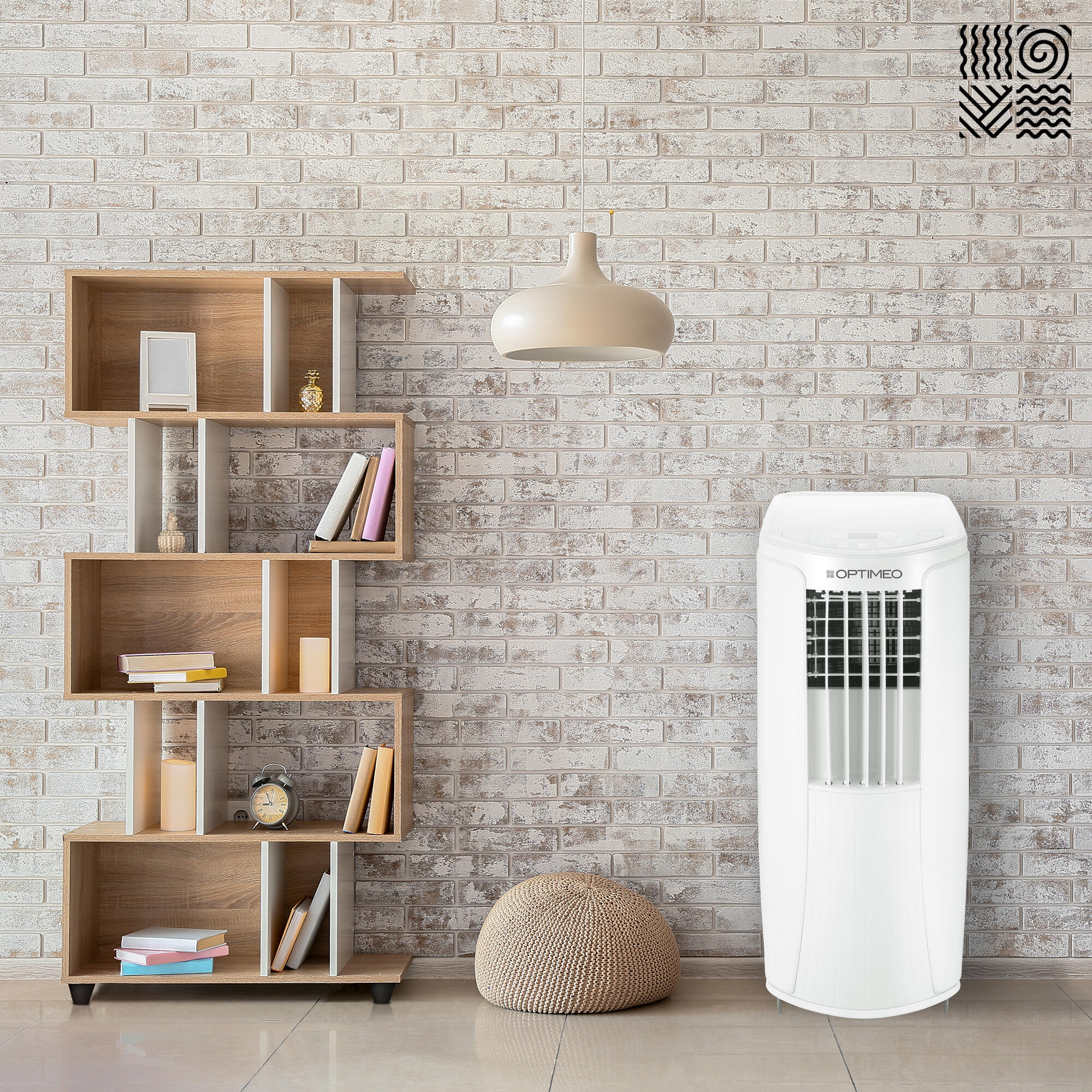 Climatiseur mobile OPTIMEO Opc-c0 3500 W | Leroy Merlin