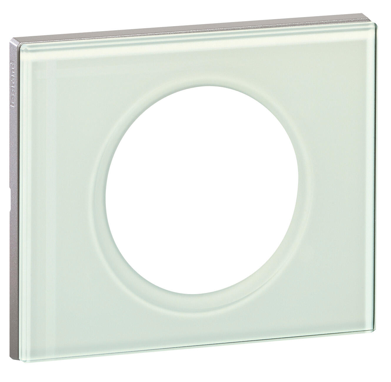 Plaque simple Céliane, LEGRAND, verre kaolin | Leroy Merlin