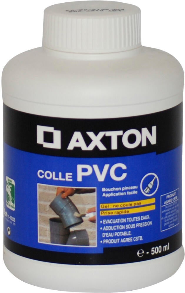 Colle pour pvc AXTON 250 ml blanc | Leroy Merlin