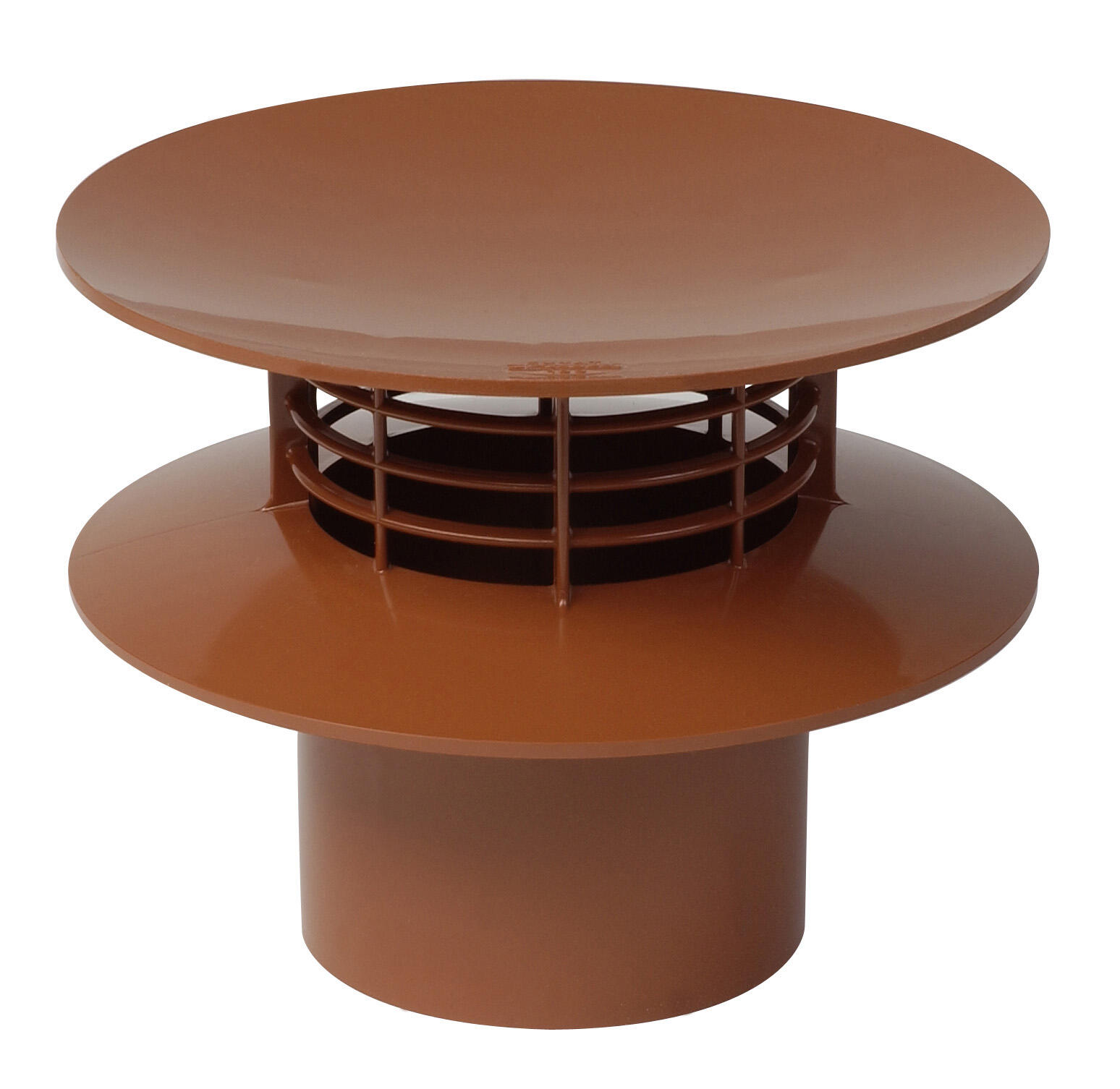 Extracteur statique pvc rouge tuile GIRPI, Diam.100 mm | Leroy Merlin
