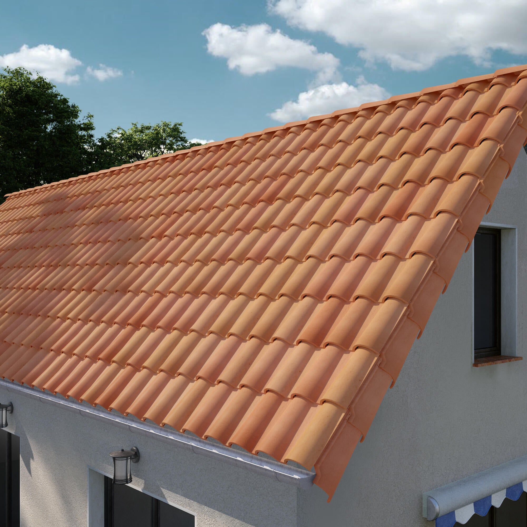 Tuile TERREAL ton mêlé atlantique 1rte | Leroy Merlin