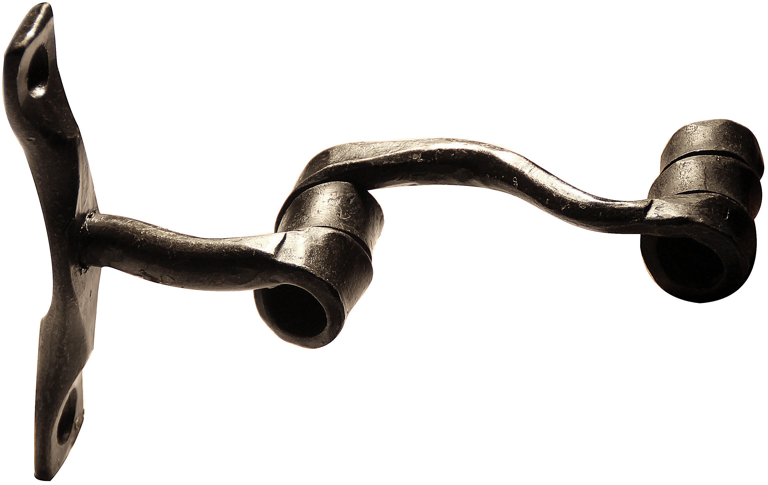 Support ou raccord double tringle à rideau Forgémain, 14 mm anthracite ...