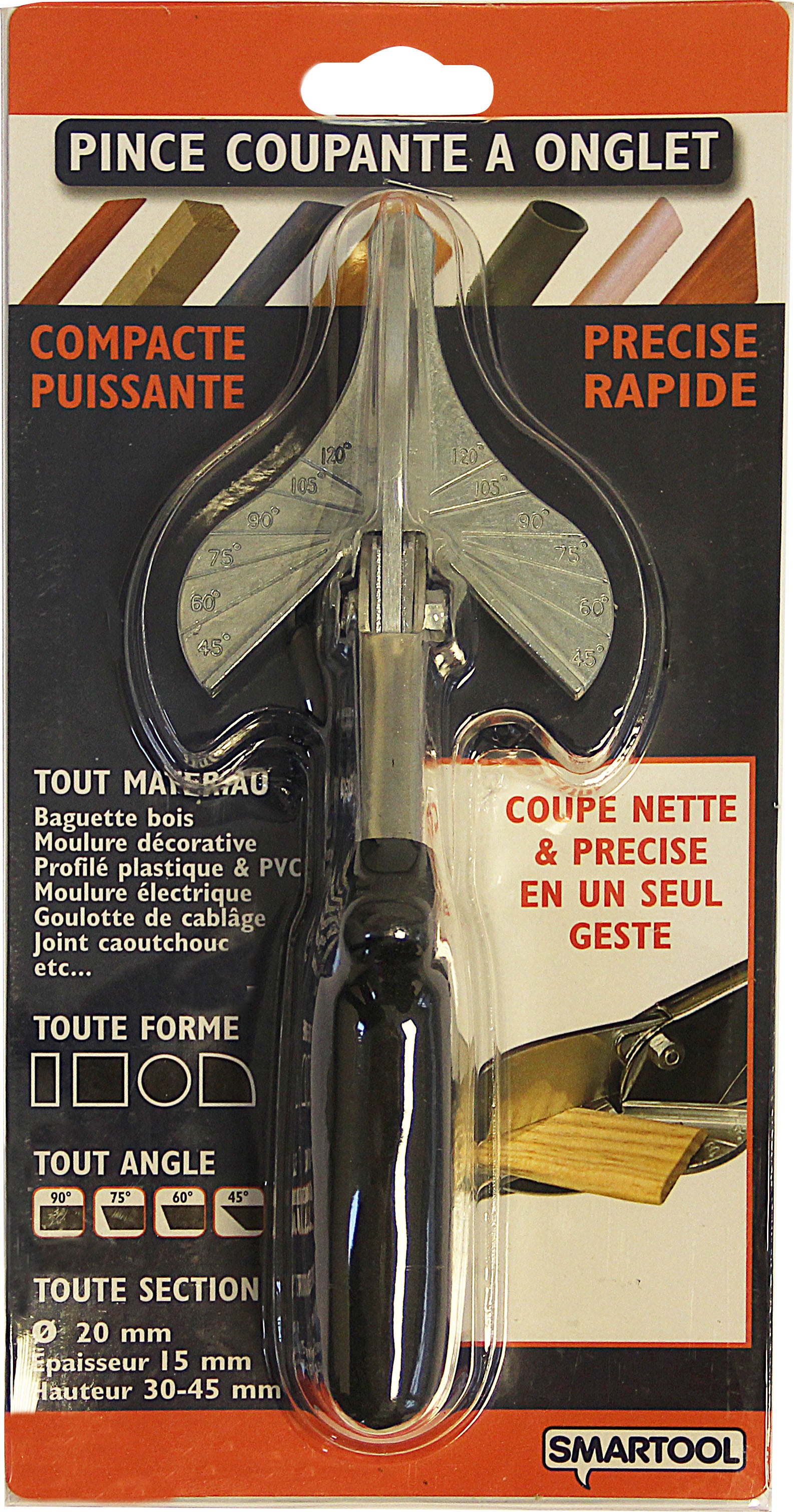 Pince coupante sans protection électrique SMARTOOL 970632, 24 mm ...