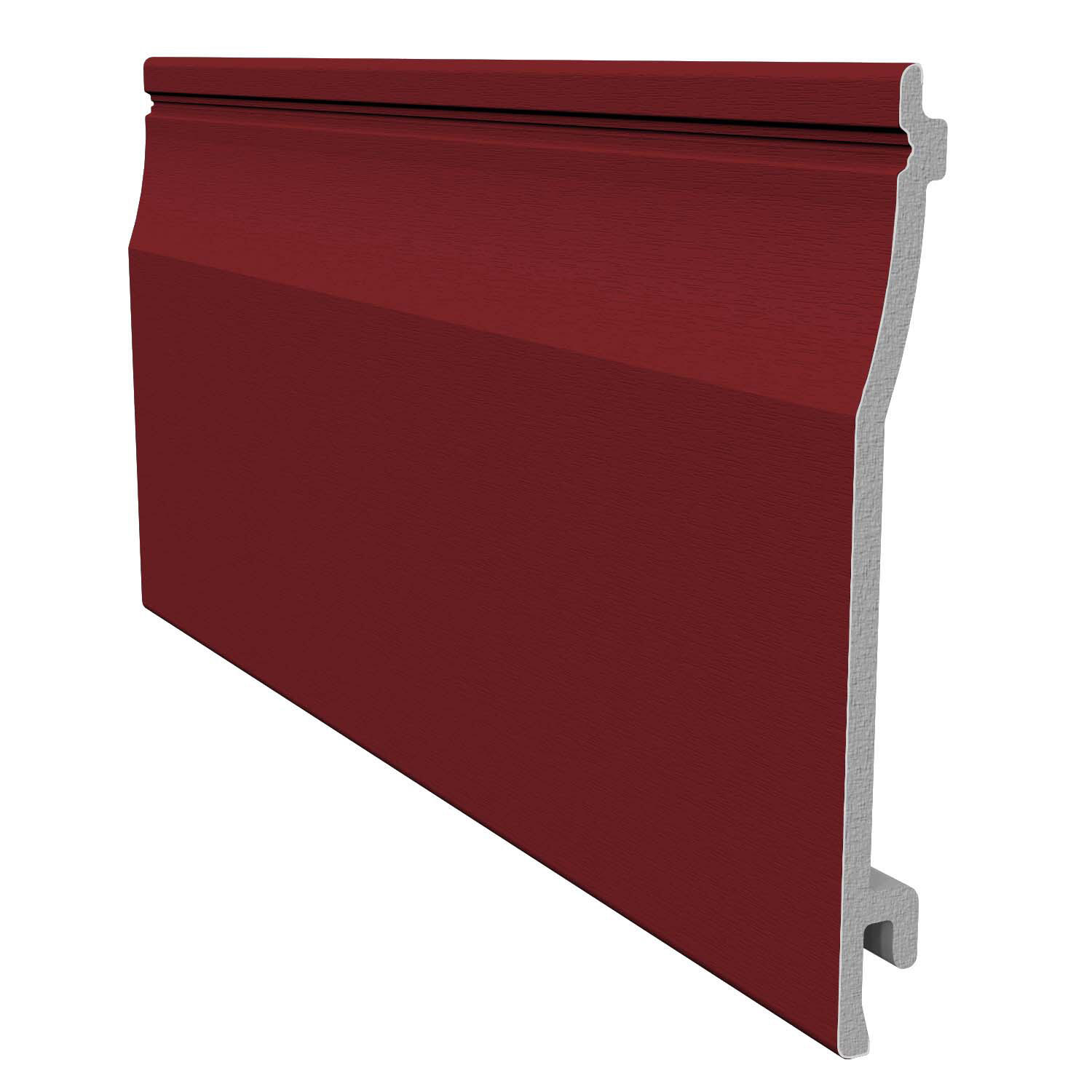 Clin pour bardage pvc rouge FREEFOAM Solid + 3.95 m | Leroy Merlin