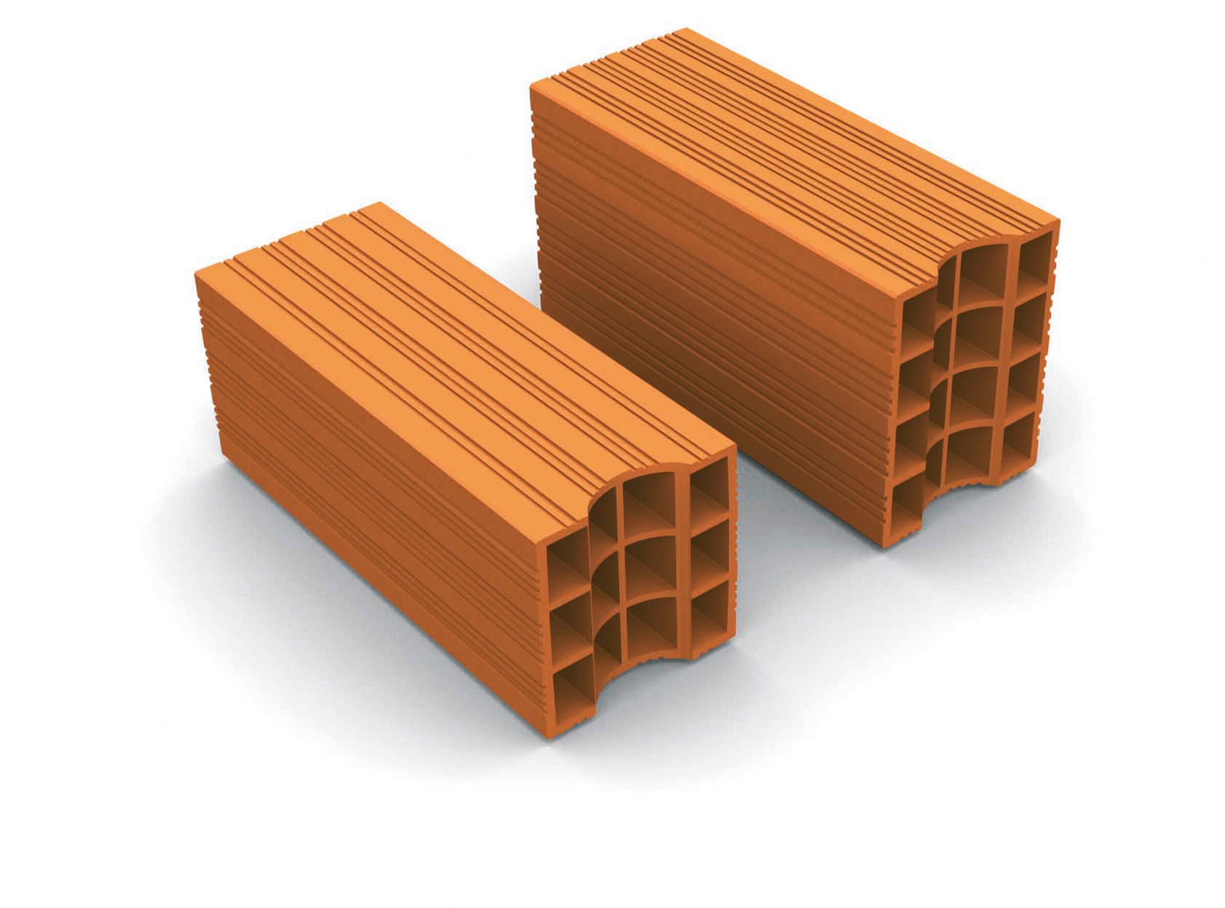 Brique creux terre cuite NF P.50 x H.20 x Ep.20 cm-BIO'BRIC | Leroy Merlin