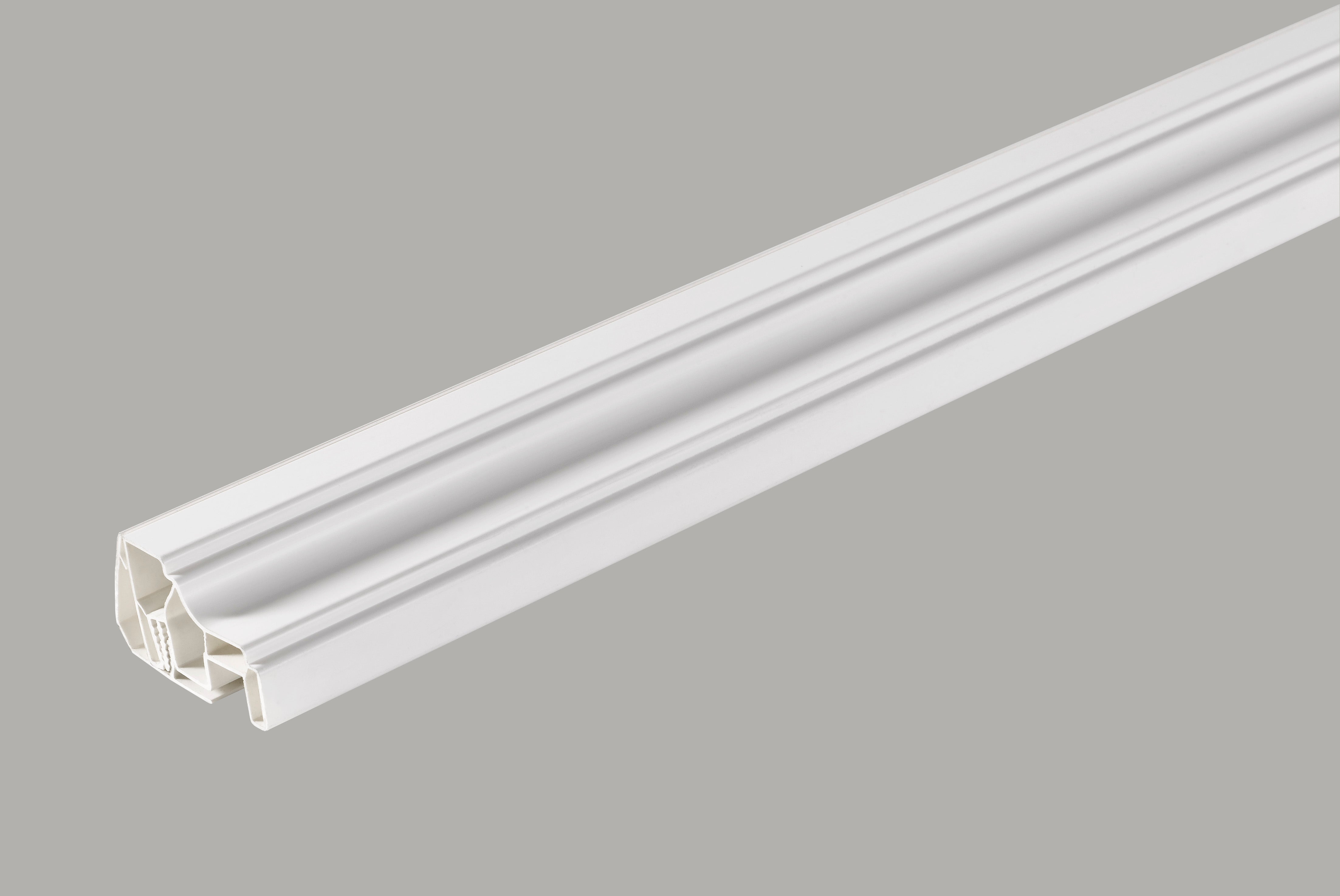 Profil de finition clipsable PVC, blanc, 260x4x5cm | Leroy Merlin
