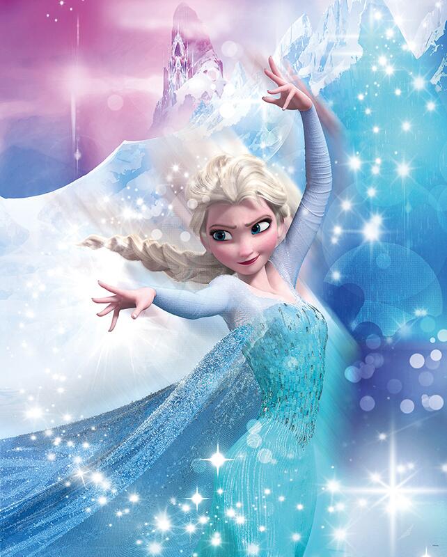 Affiche FROZEN ELSA ACTION KOMAR l.40 x H.50 cm | Leroy Merlin