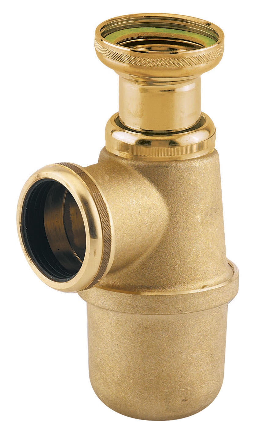 Siphon pour évier 1 cuve, Diam.1" 1/2 (40mm), VALENTIN | Leroy Merlin