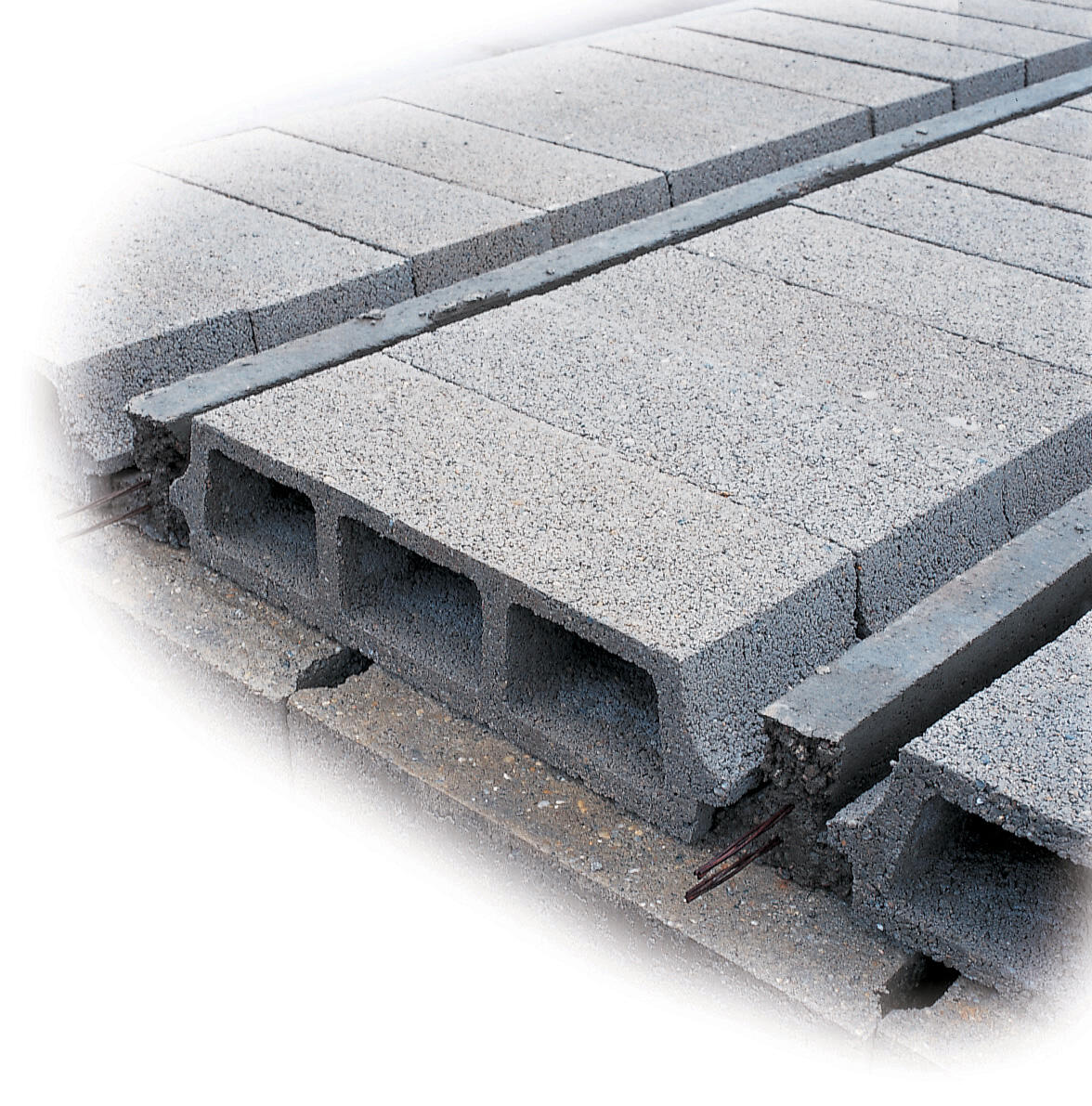 Entrevous béton creux pour poutrelle précontrainte 120 x 530 x 200 mm ...