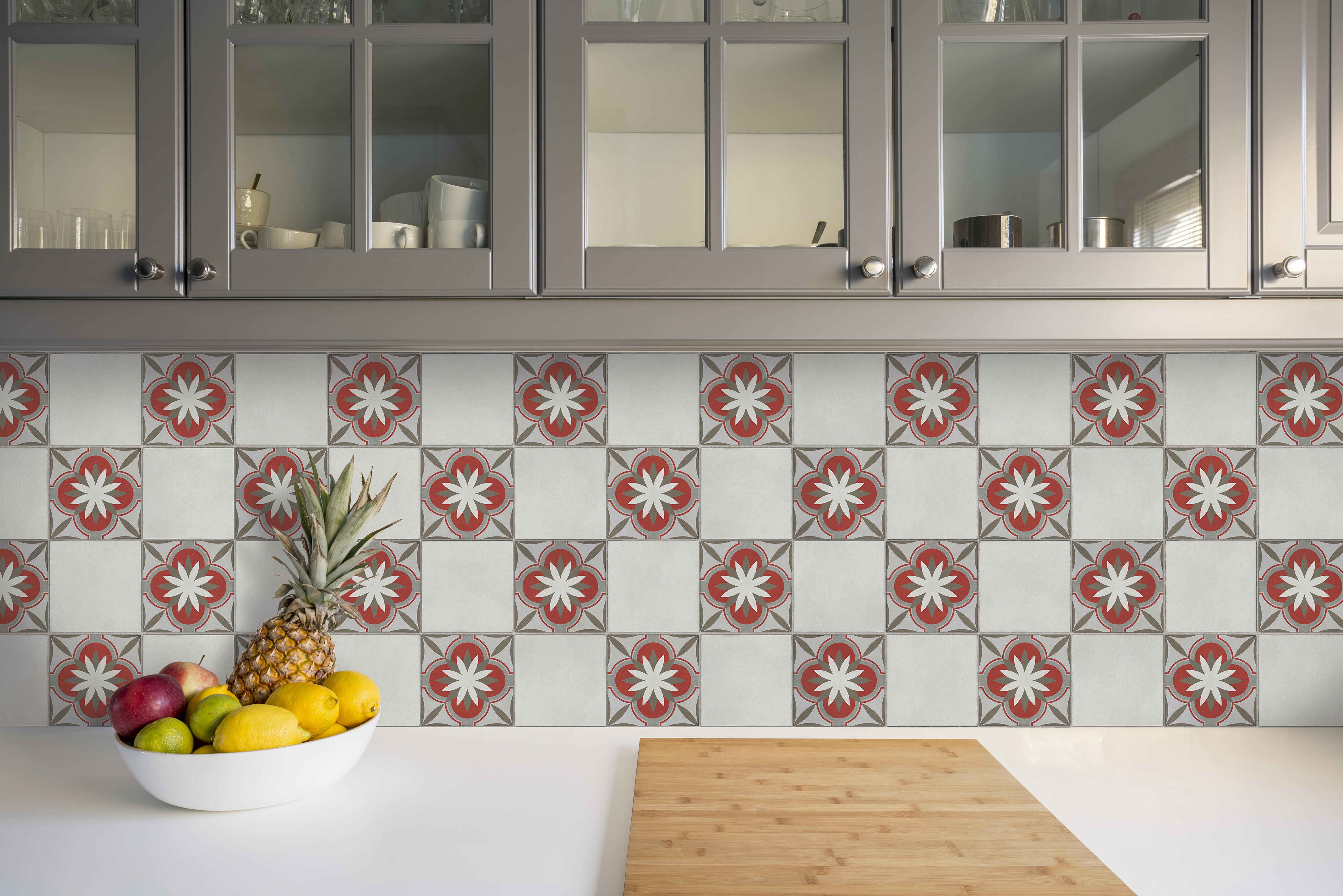 Lambris PVC Décor mural rouge L.260 x l.37.5 - 2.925m² | Leroy Merlin